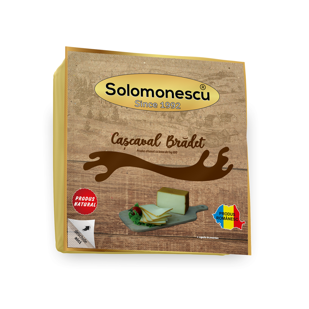 Caș de vacă afumat - Lacto Solomonescu